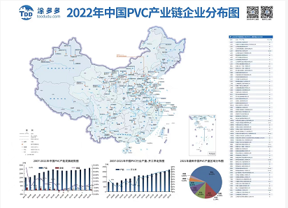 2022年中国PVC企业分布图 PVC产业链地图_涂多多品牌旗舰店_涂多多